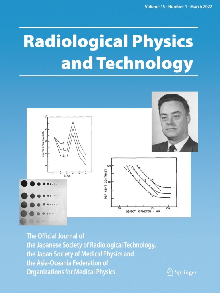 Radiological Physics and Technology (RPT) Articles | Japanese Society ...